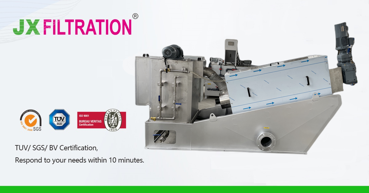 How Does a Sludge dewatering press Work? - Self-cleaning Filter